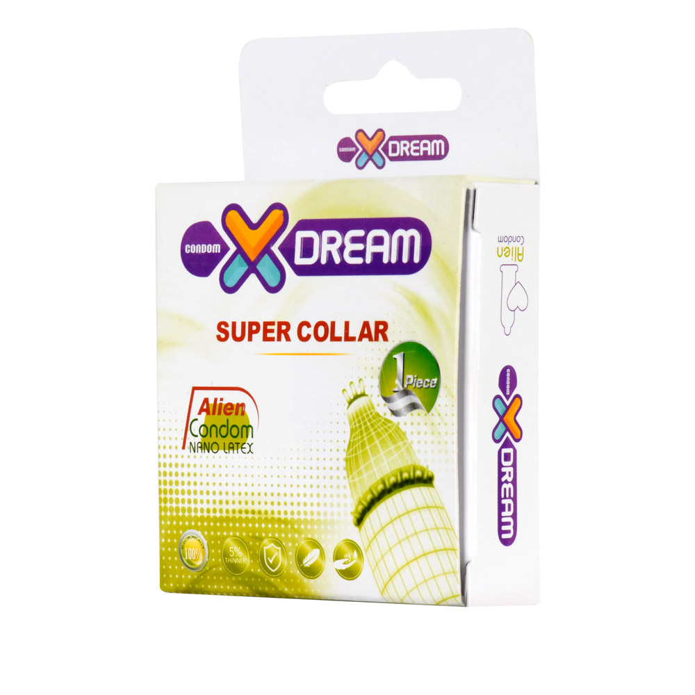 قیمت و خرید کاندوم فضایی ایکس دریم مدل اره ماهی XDream Super Collar بسته 1 عددی | پاورخان